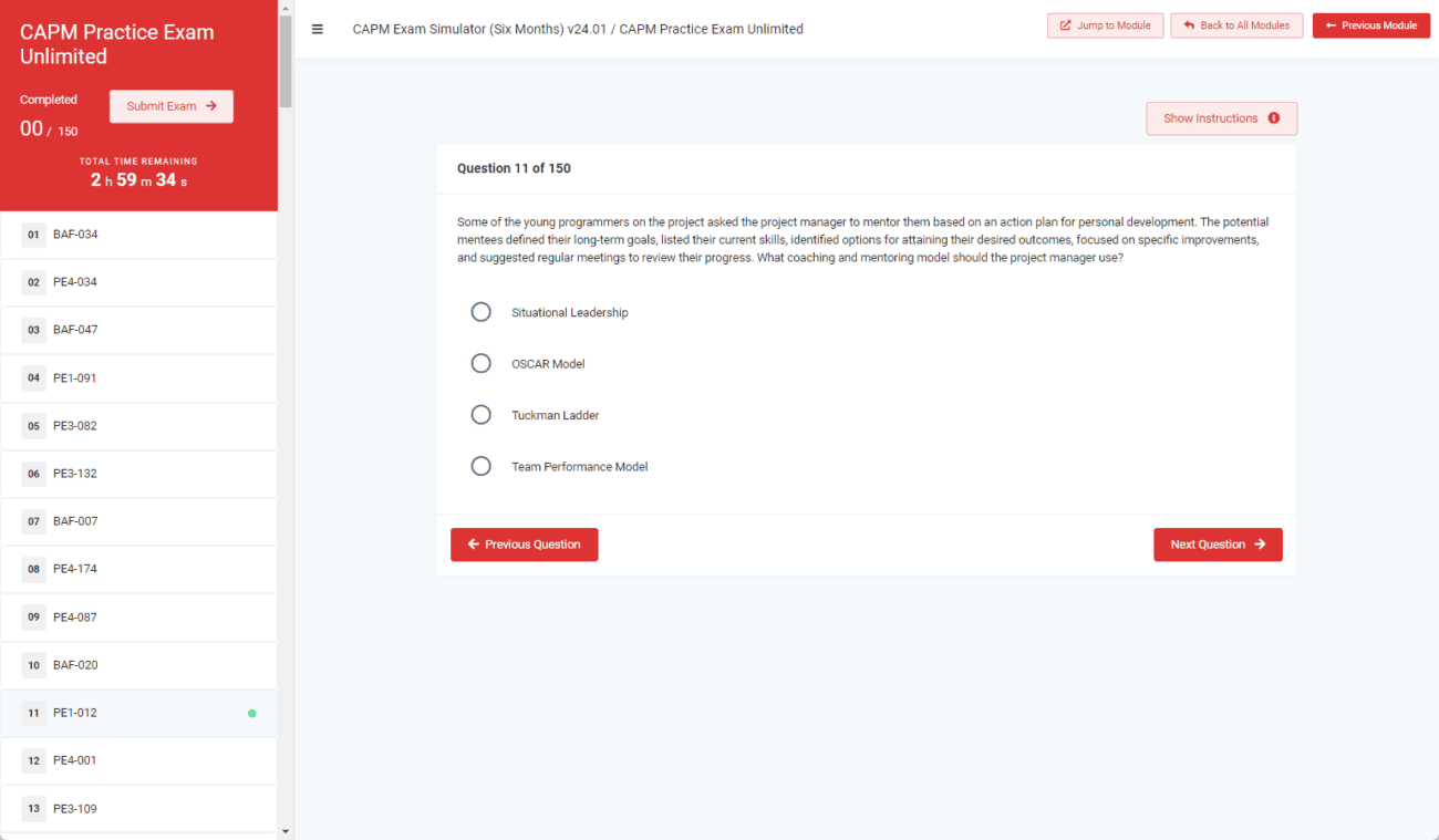 Best CAPM Exam Simulator and Practice Tests | Brain Sensei