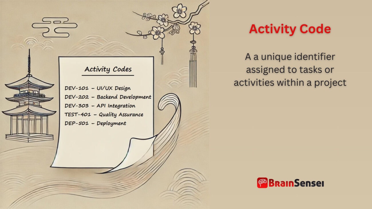 Activity Code: A Tool for Better Project Tracking