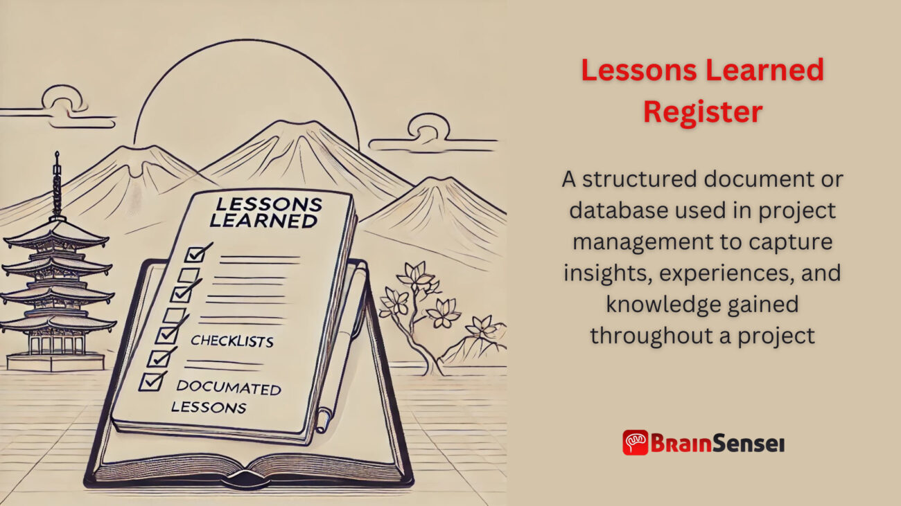 Lessons Learned Register Documenting Project Insights