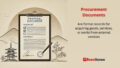 Procurement Documents and Their Key Functions Explained